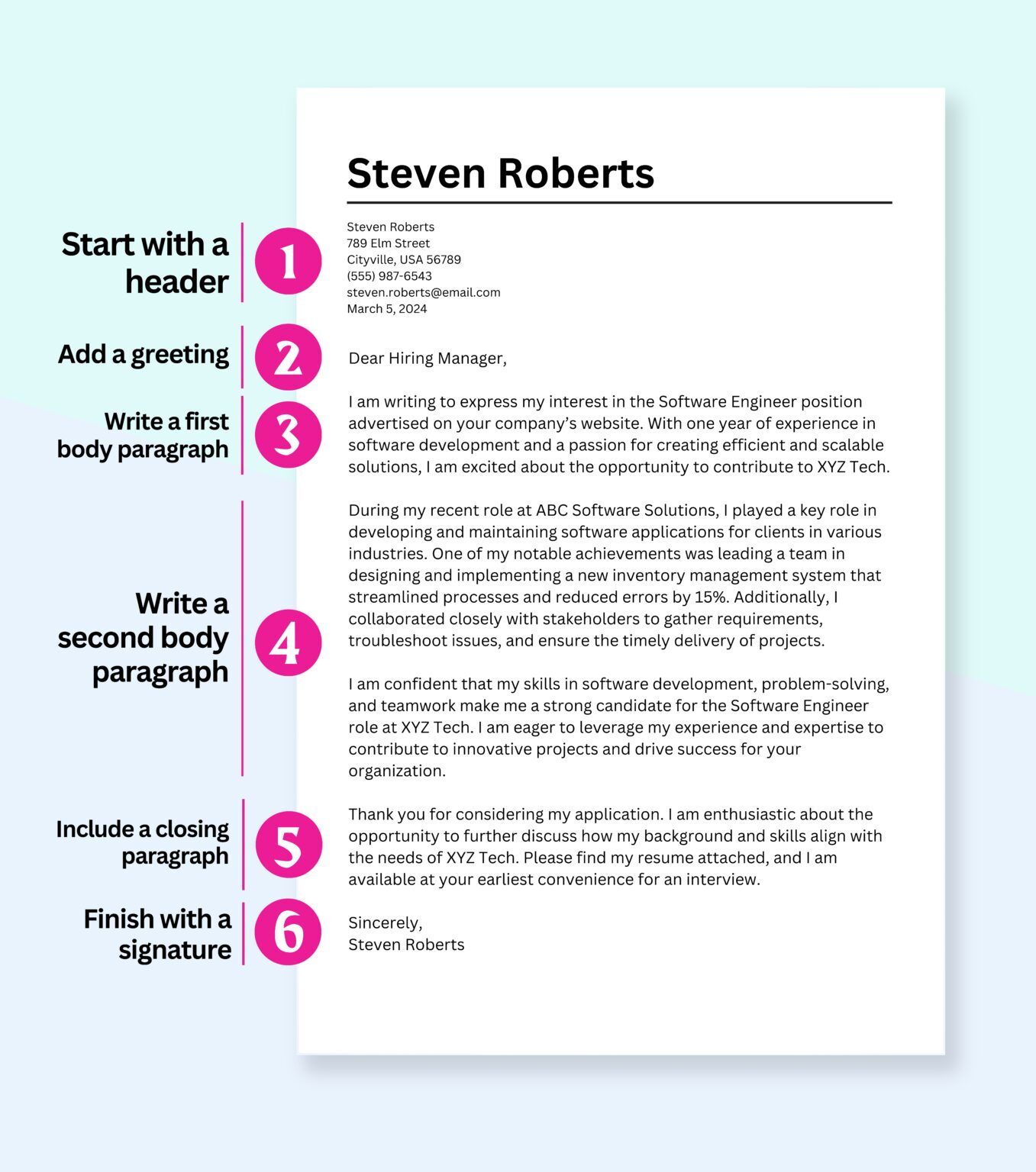 The Best Cover Letter Format to Land Your Dream Job | Entry Era